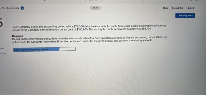 Solved er 3 - Homework Seved Help Save & Exit Submit Check | Chegg.com