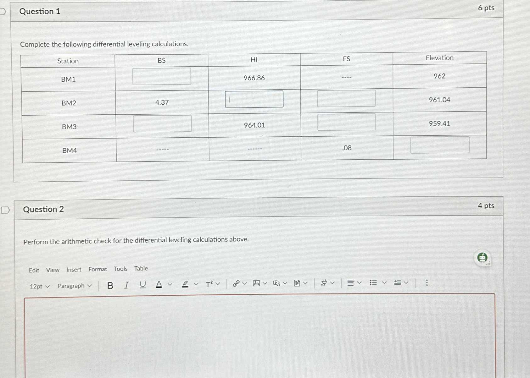 Solved Question 16ptsComplete the following differential | Chegg.com