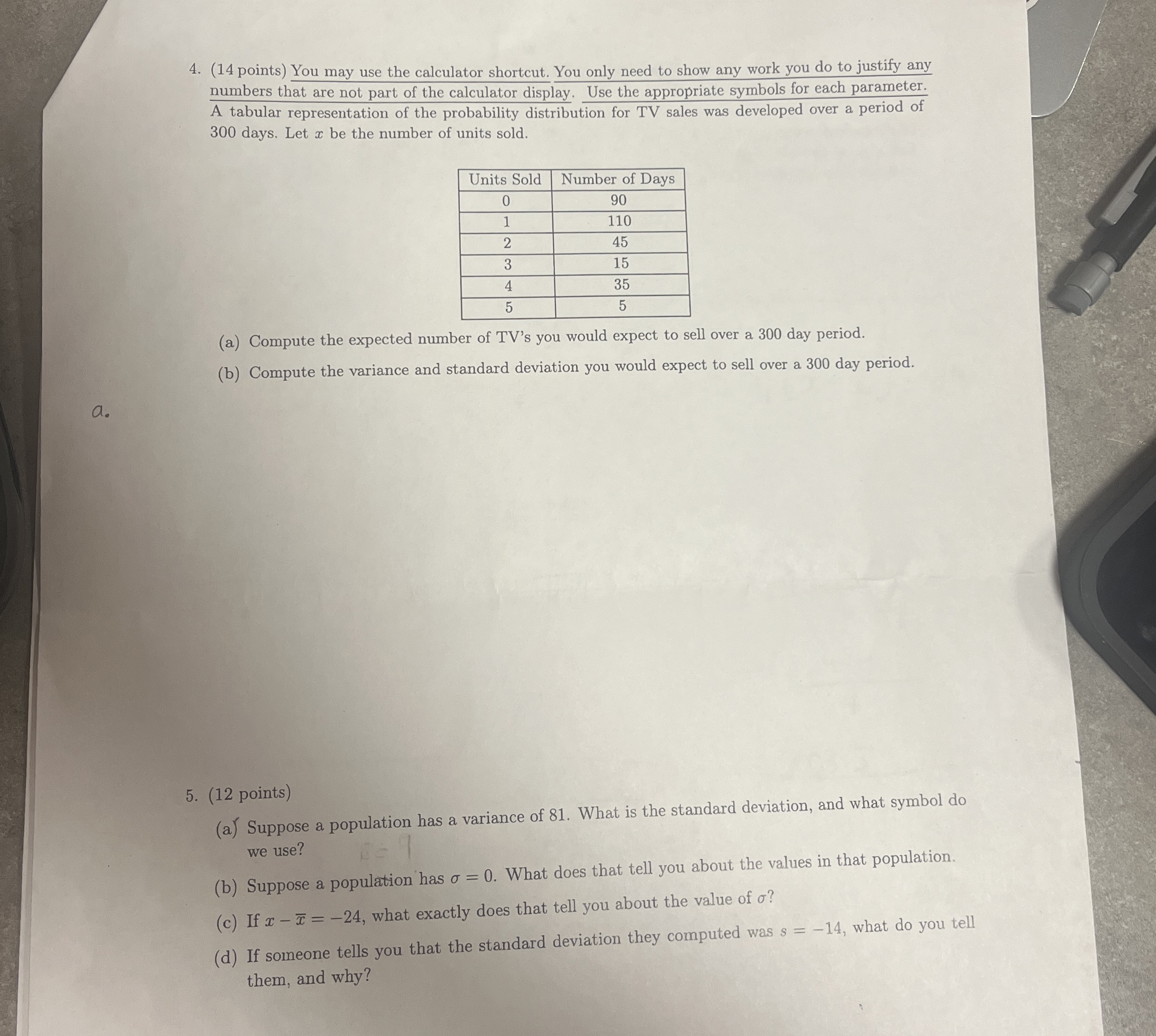 Solved (14 ﻿points) ﻿You may use the calculator shortcut. | Chegg.com