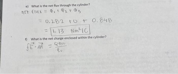 Solved How would I calculate the net charge enclosed within | Chegg.com