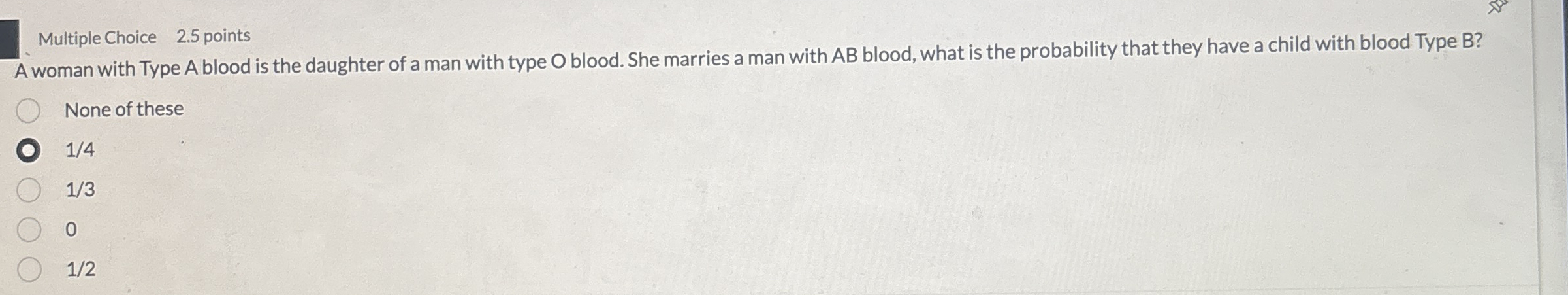 Multiple Choice 2.5 ﻿pointsA woman with Type A blood | Chegg.com
