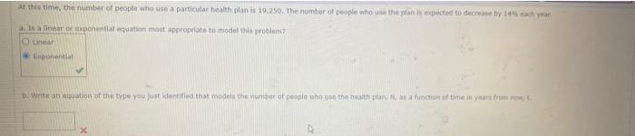 Solved At this time, the number of people who use a | Chegg.com