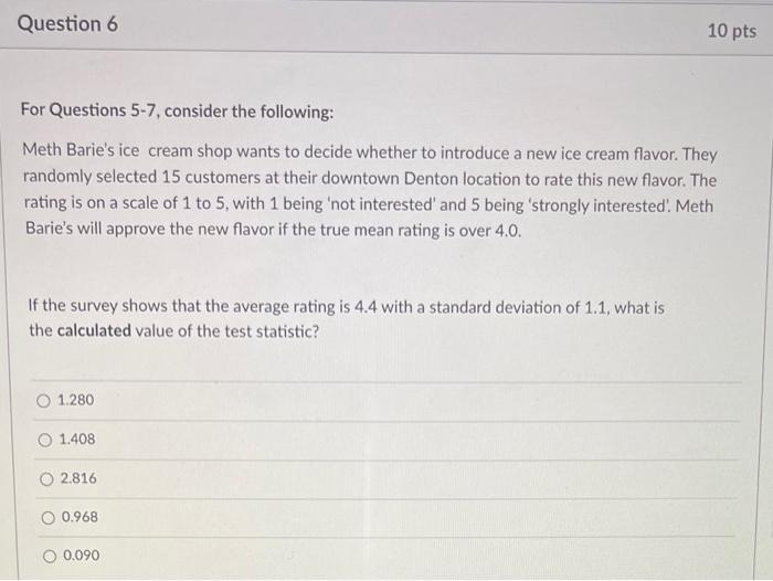 Solved For Questions 5-7, consider the following: Meth | Chegg.com