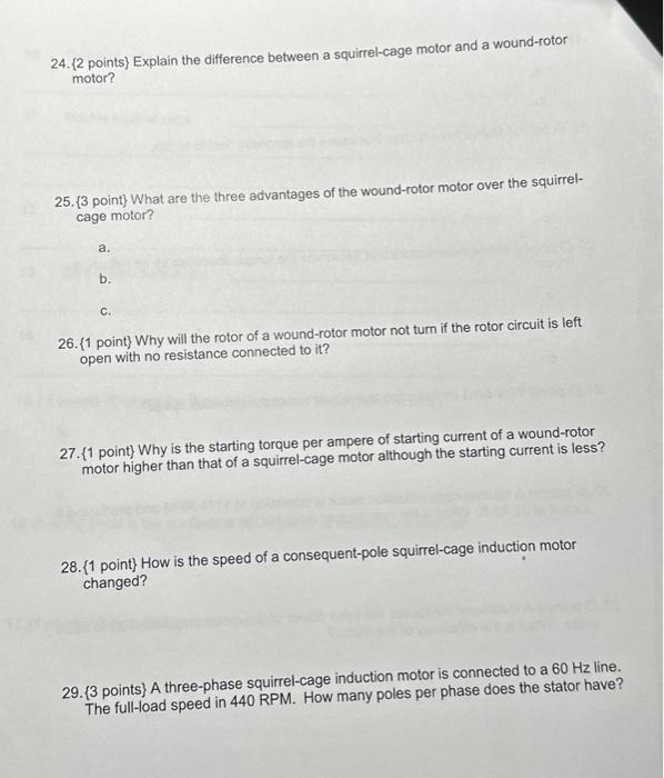 Solved 24. \{2 points\} Explain the difference between a | Chegg.com