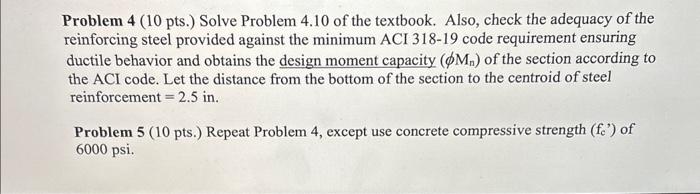 Solved Problem 4 (10 pts.) Solve Problem 4.10 of the | Chegg.com