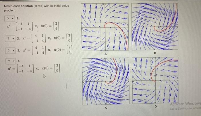 Solved Match each vector field with its differential | Chegg.com