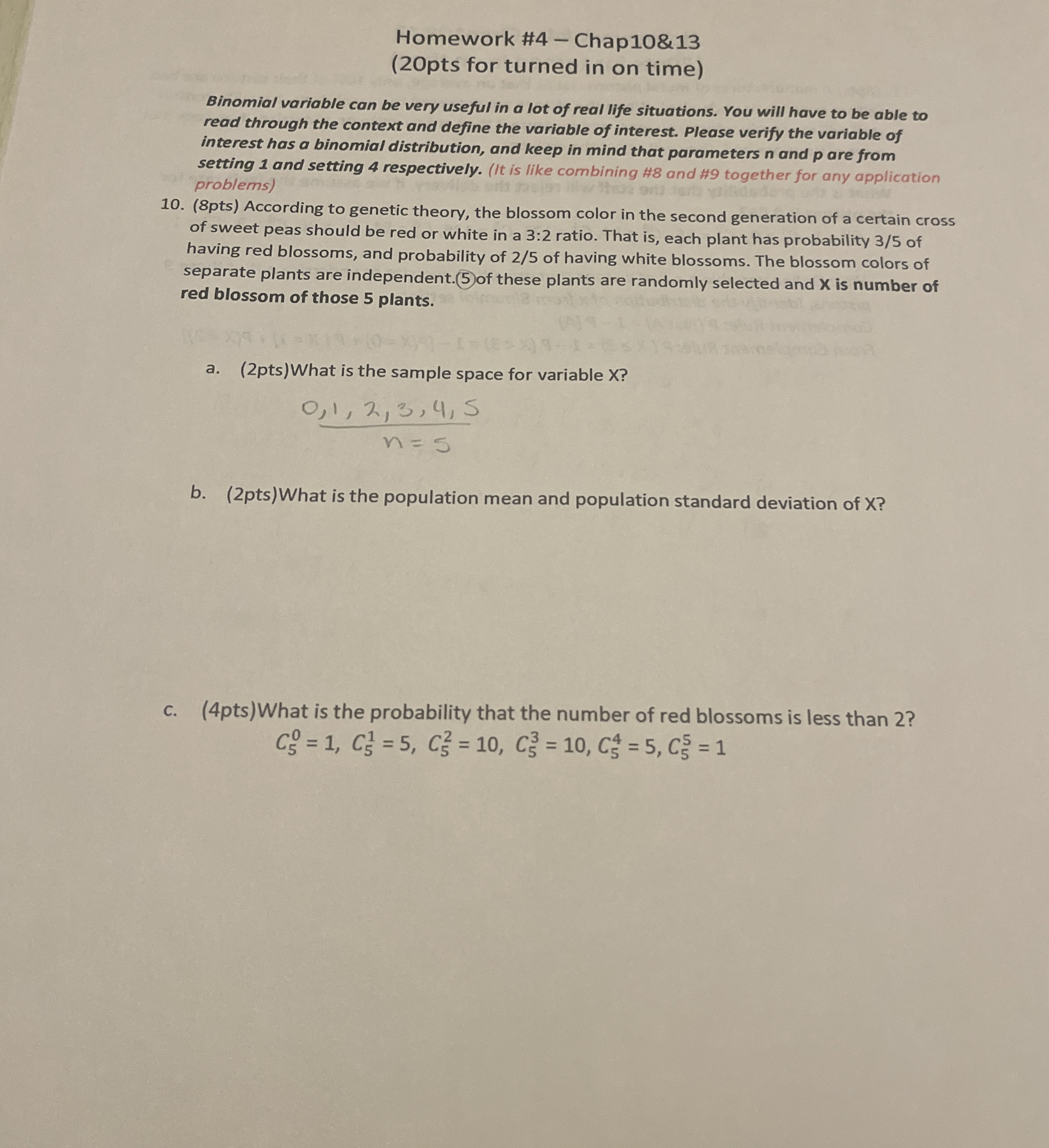 Solved Homework #4 - ﻿Chap10&13(20pts for turned in on | Chegg.com