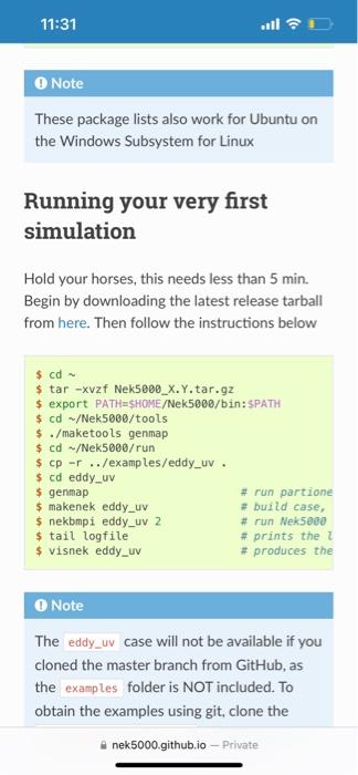 Solved hello any NEK5000 experts can help me resolve this | Chegg.com
