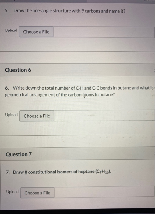 Solved 5. Draw the line-angle structure with 9 carbons and | Chegg.com