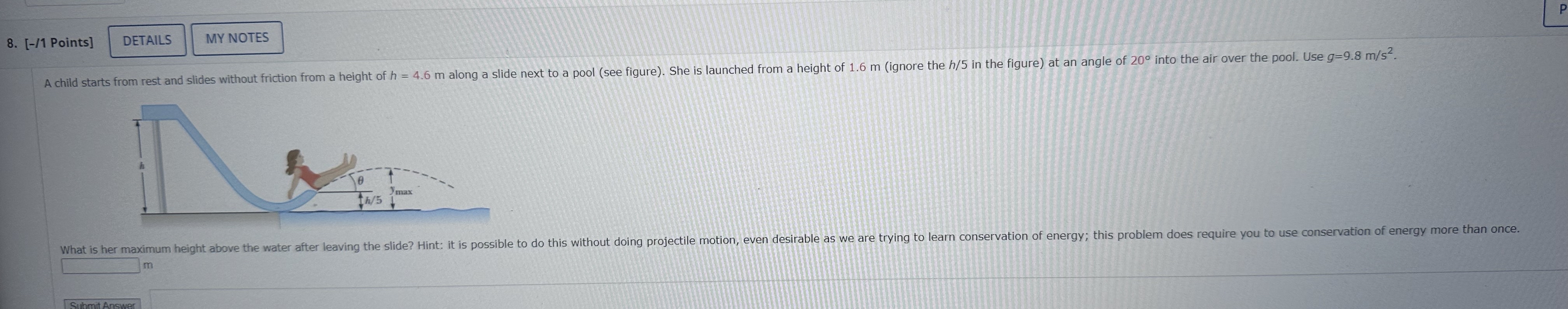 Solved A child starts from rest and slides without friction | Chegg.com
