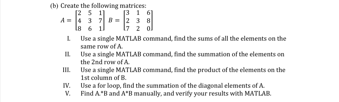 Solved (b) ﻿Create the following | Chegg.com