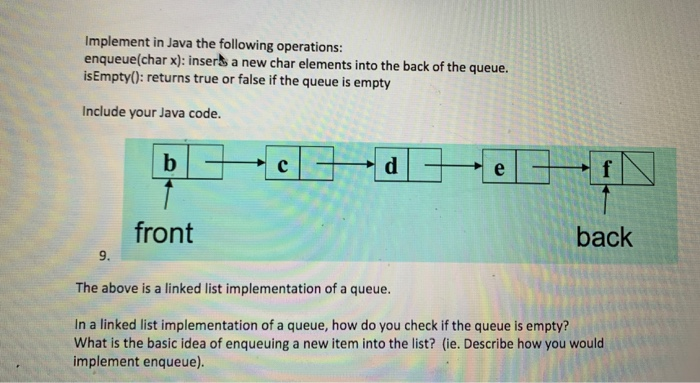 Solved 8. The following is an example of a circular array | Chegg.com