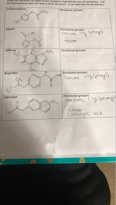 Solved Draw the bructure for each of the analgesic | Chegg.com
