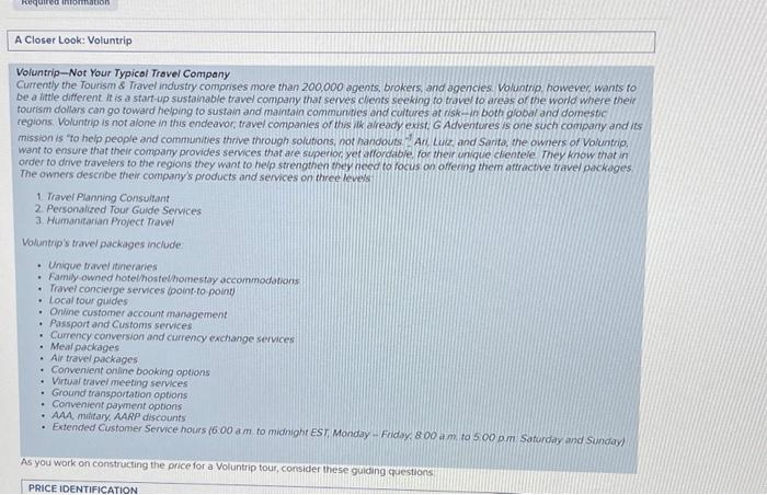 Solved Required information Skip to question | Chegg.com
