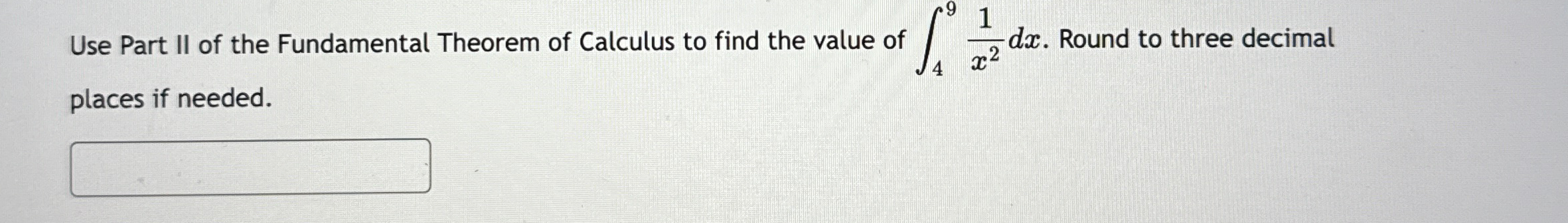 Solved Use Part II of the Fundamental Theorem of Calculus to | Chegg.com