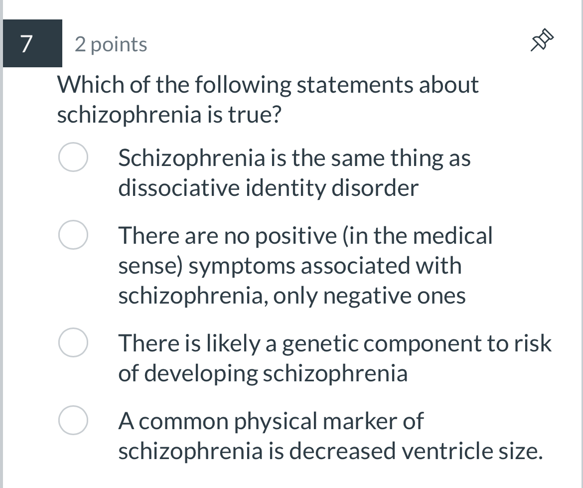 Solved 2 ﻿pointsWhich of the following statements about | Chegg.com