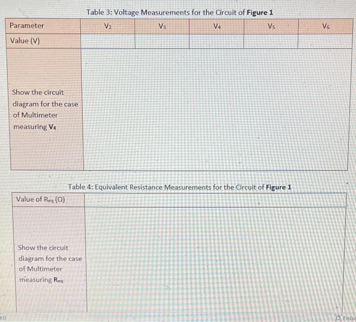 Solved Build the following circuit and fill the tables shown | Chegg.com