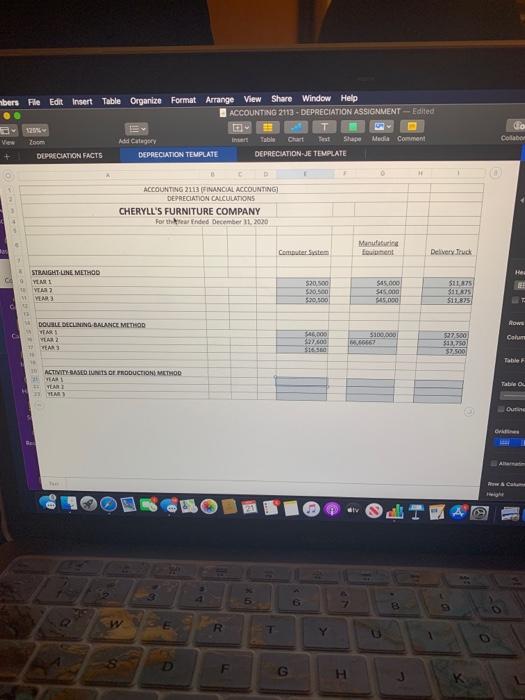 Solved Humbers File Edit Insert Table Organize Format | Chegg.com