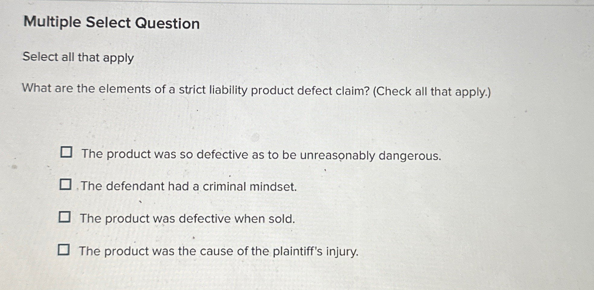 Solved Multiple Select QuestionSelect all that applyWhat are | Chegg.com