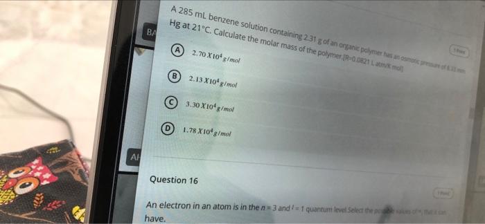Solved How many orbitals are allowed in a subshell BA A 1 B3 | Chegg.com
