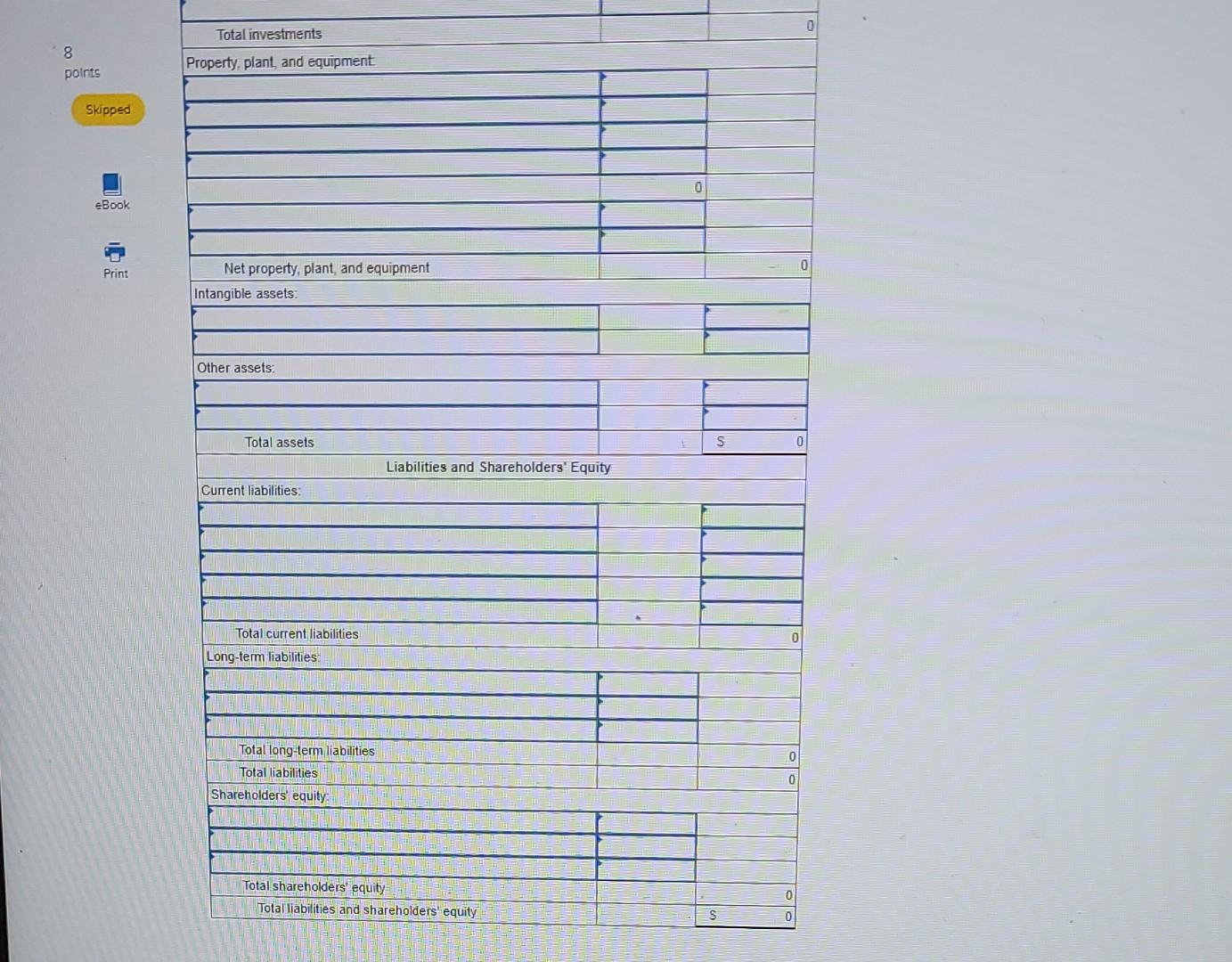 Solved Problem 3-3 (Algo) Balance sheet preparation [LO3-2, | Chegg.com