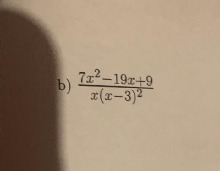 Solved x(x−3)27x2−19x+9 | Chegg.com