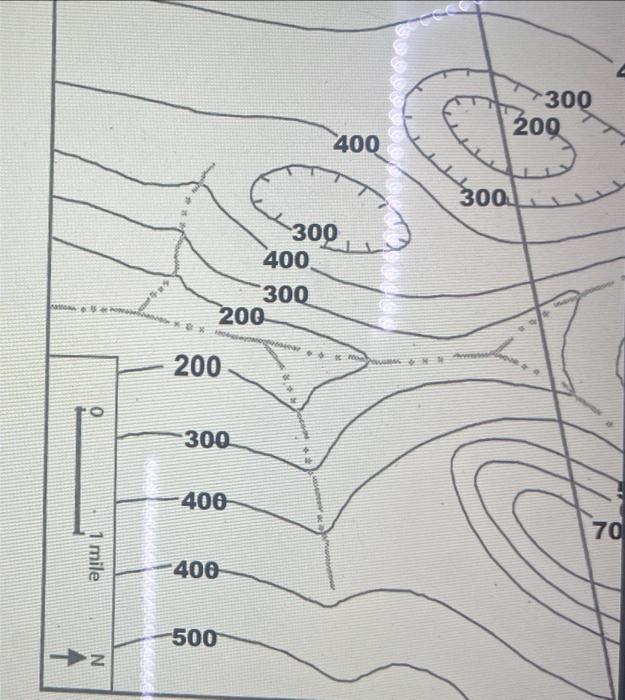 Solved What is the contour interval for the topographic map | Chegg.com