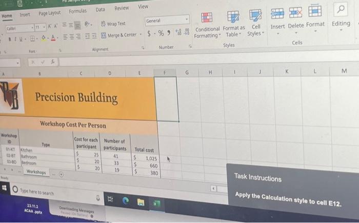 Solved Precision Building | Chegg.com
