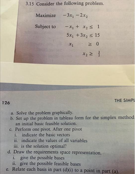 Solved 3.15 Consider the following problem. Maximize | Chegg.com