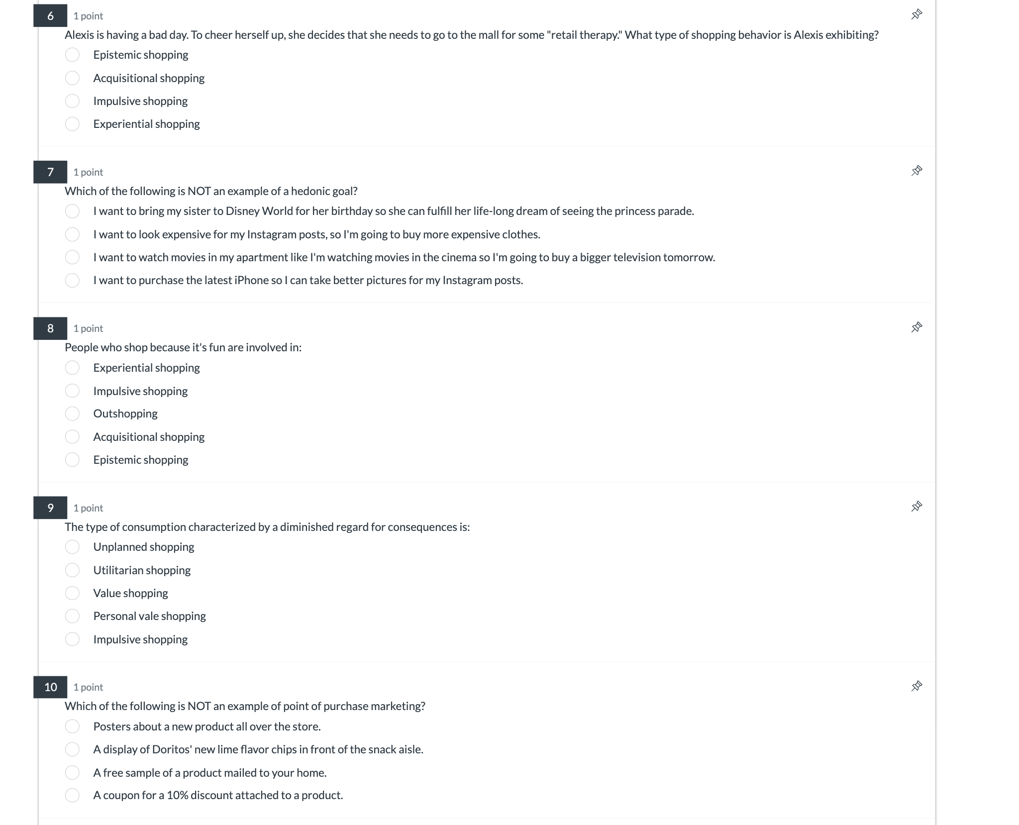 Solved Alexis is having a bad day. To cheer herself up, ﻿she | Chegg.com