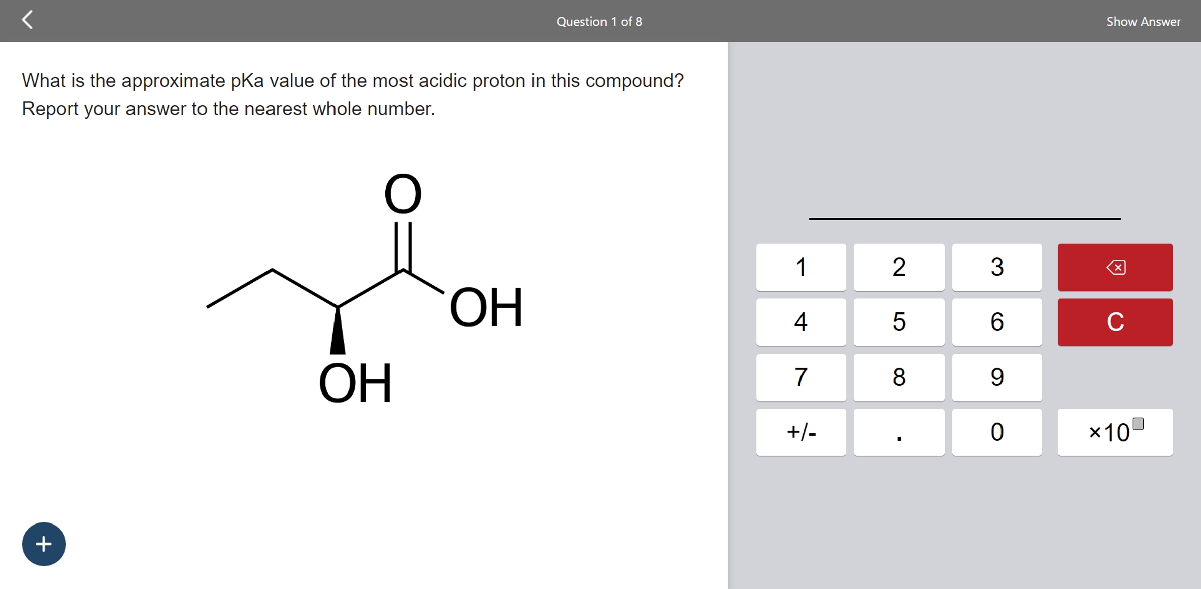 Solved What is ﻿the approximate pKa value of ﻿the most | Chegg.com