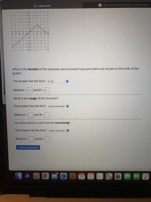 Solved Lumen OHM how to screenshot on a Mac - Google Search | Chegg.com