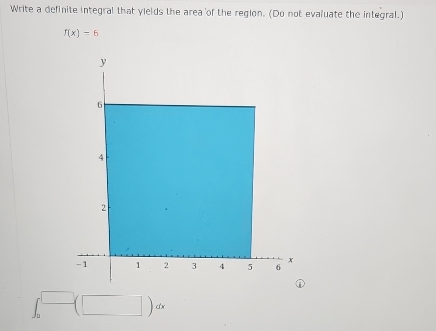 Solved Write a definite integral that yields the area of the | Chegg.com