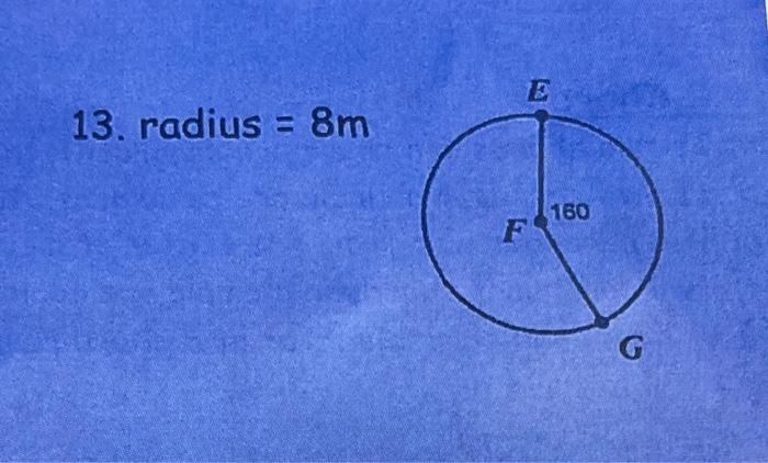 radius =8 m | Chegg.com