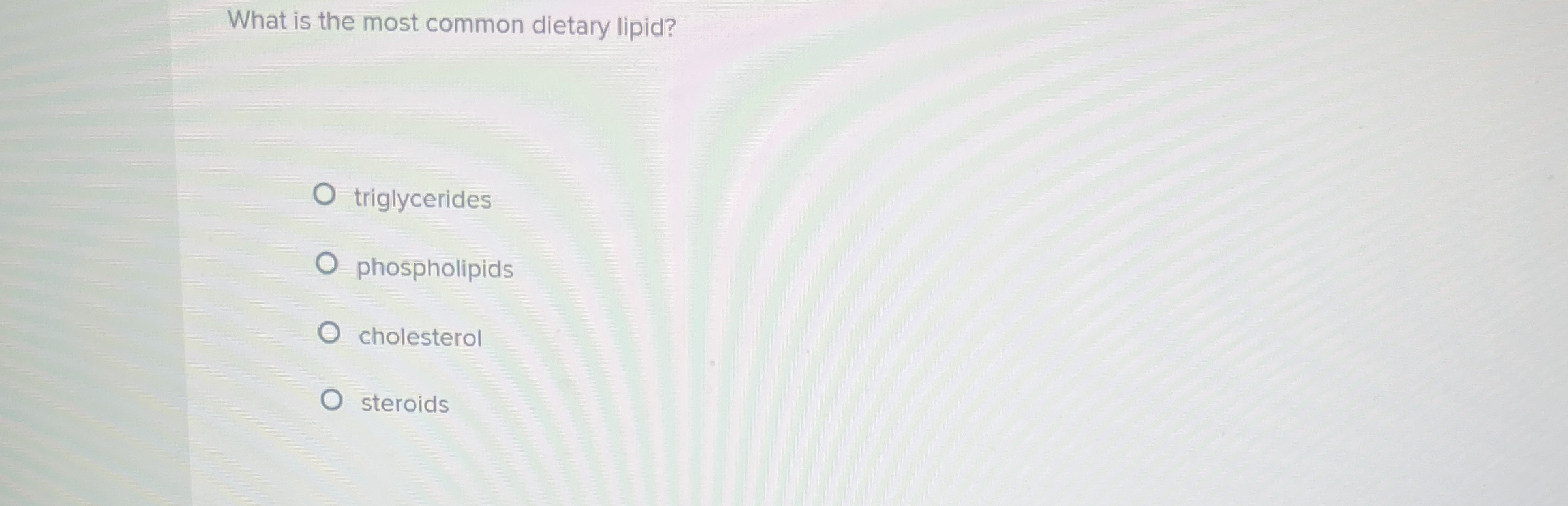 Solved What is the most common dietary | Chegg.com