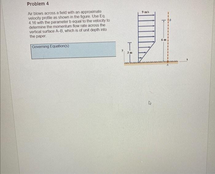 Solved Air blows across a field with an approximate velocity | Chegg.com