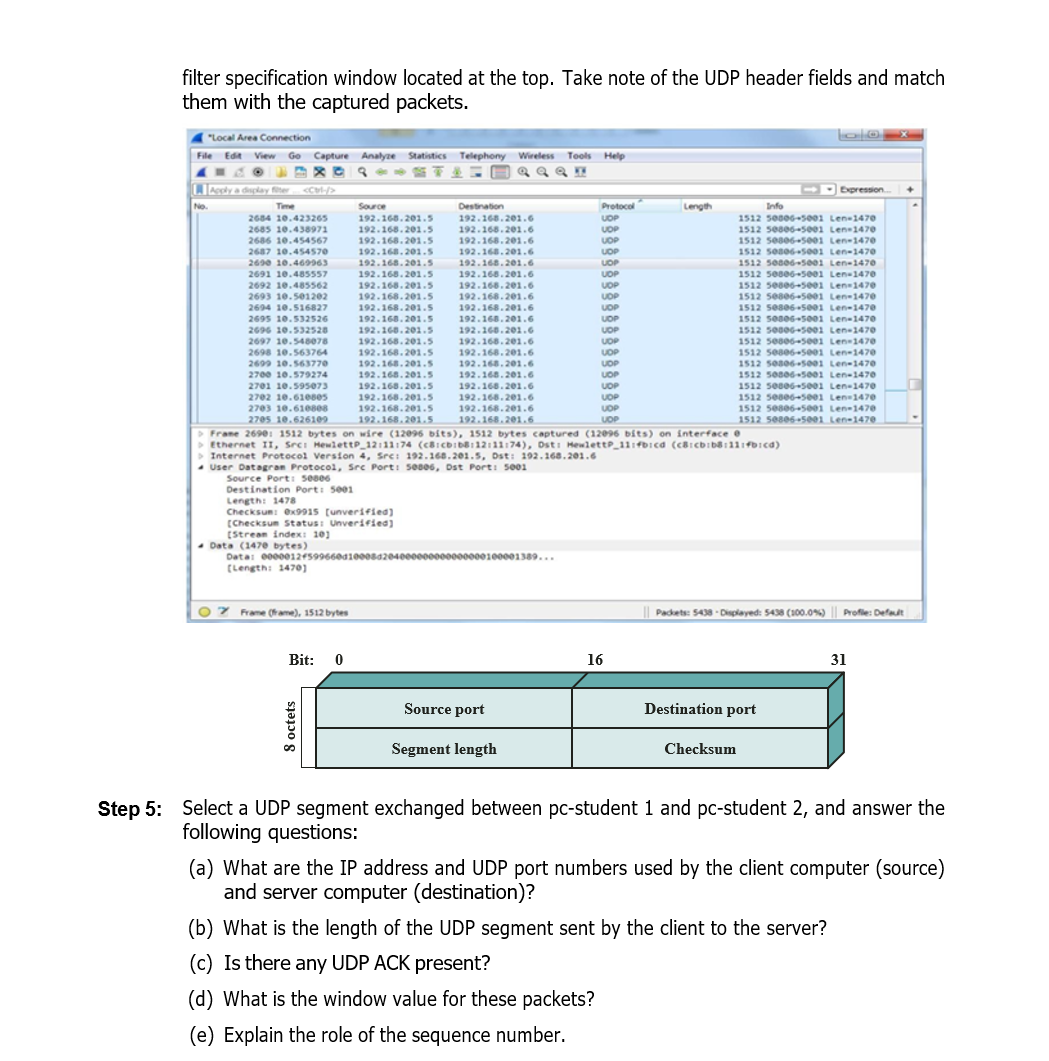 Solved filter specification window located at the top. Take | Chegg.com