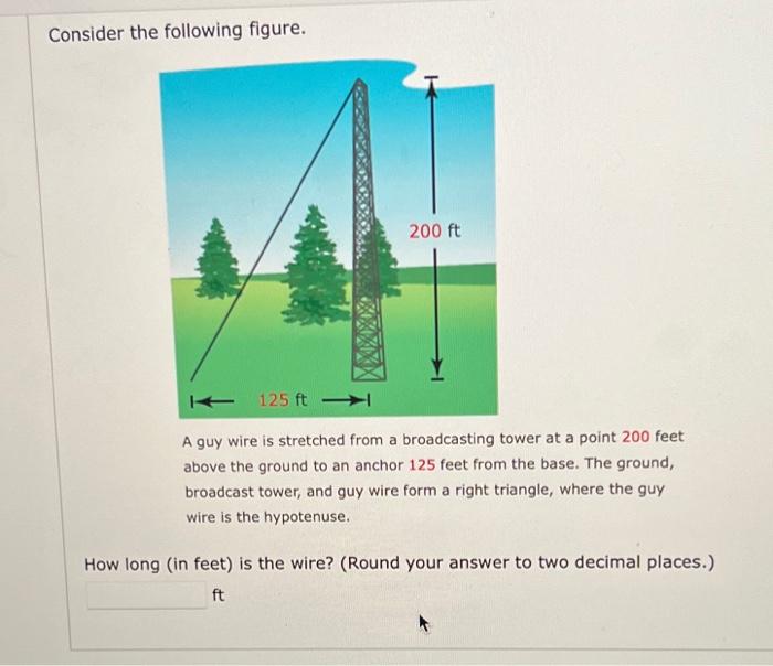 Solved Consider the following figure. 50 ft d 8 ft 34 ft The | Chegg.com