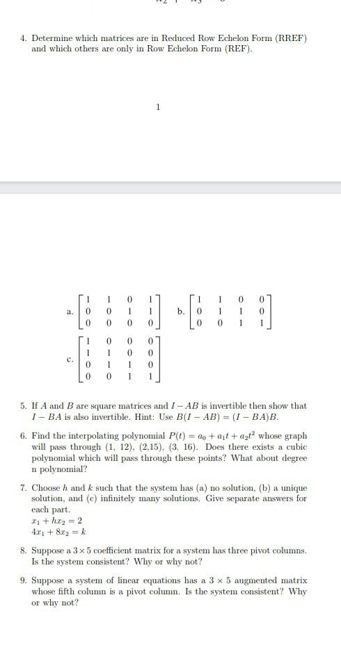 Solved solve all four otherwise I will downvote. donot | Chegg.com