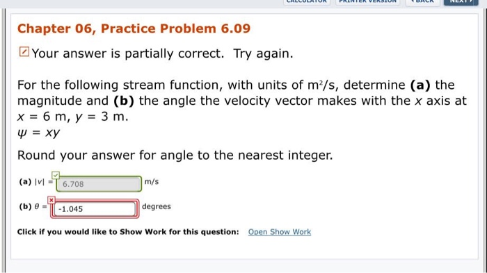 Solved Chapter 06, Practice Problem 6.09 Your answer is | Chegg.com