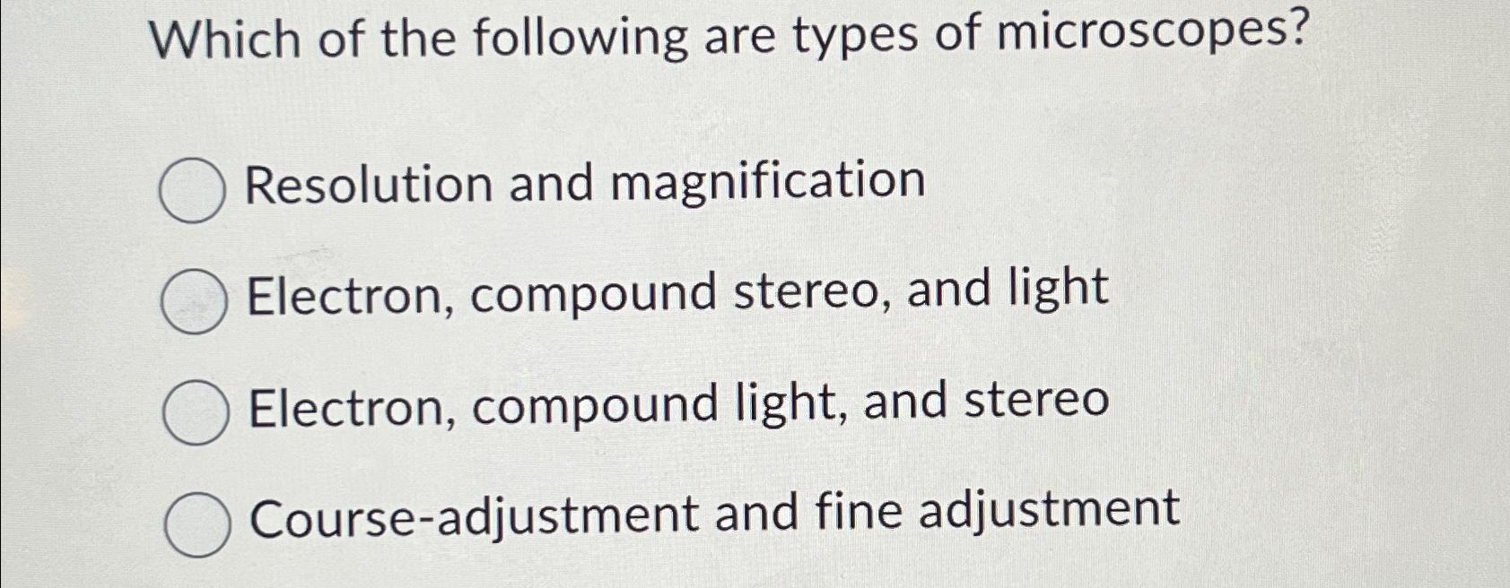 Solved Which of the following are types of | Chegg.com