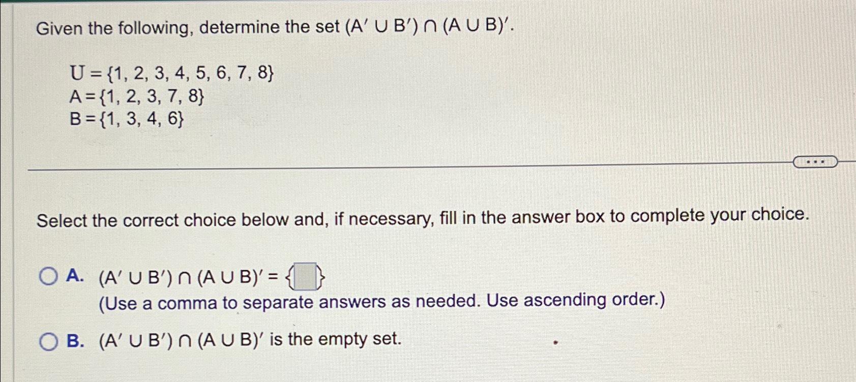 Solved Given the following, determine the | Chegg.com