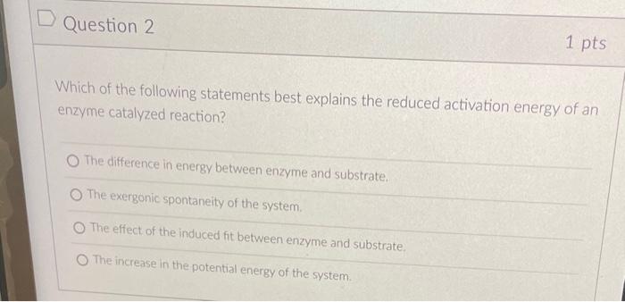 Solved Which of the following statements best explains the | Chegg.com