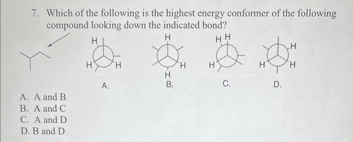 Solved 7. Which of the following is the highest energy | Chegg.com