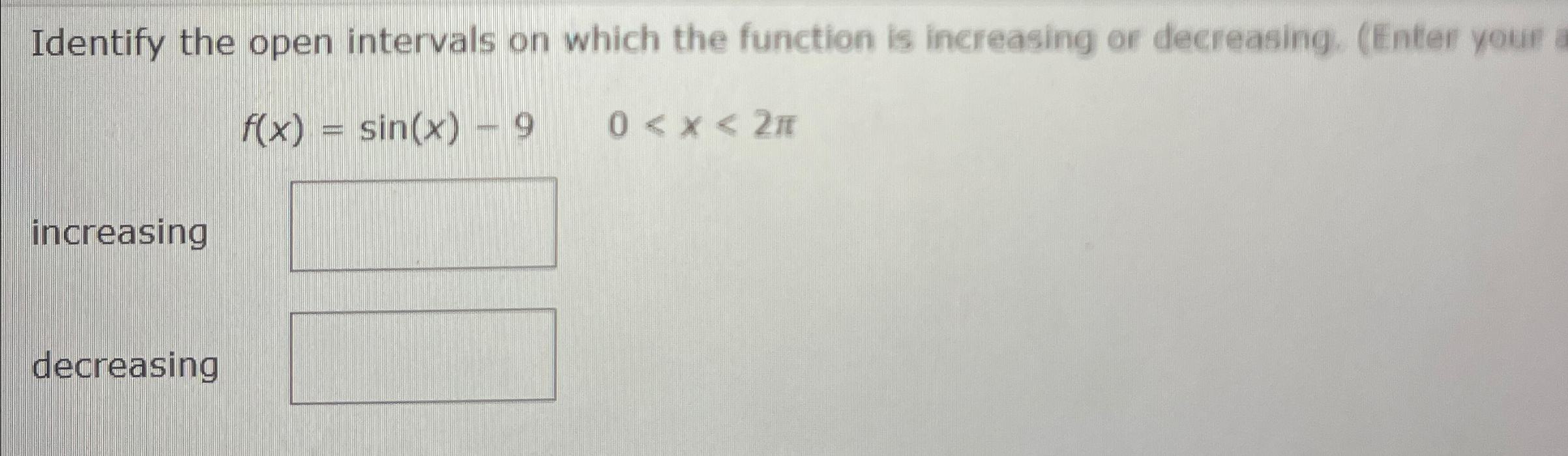 Solved Identify the open intervals on which the function is | Chegg.com