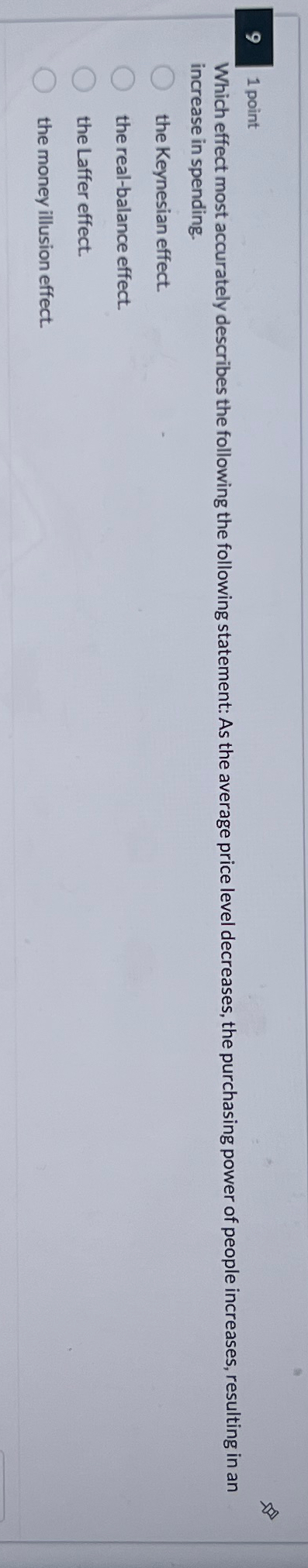 Solved 91 ﻿pointWhich effect most accurately describes the | Chegg.com