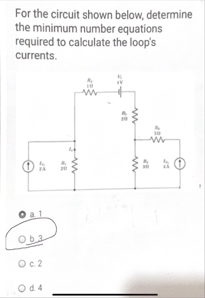 Solved For the circuit shown below, determine the minimum | Chegg.com