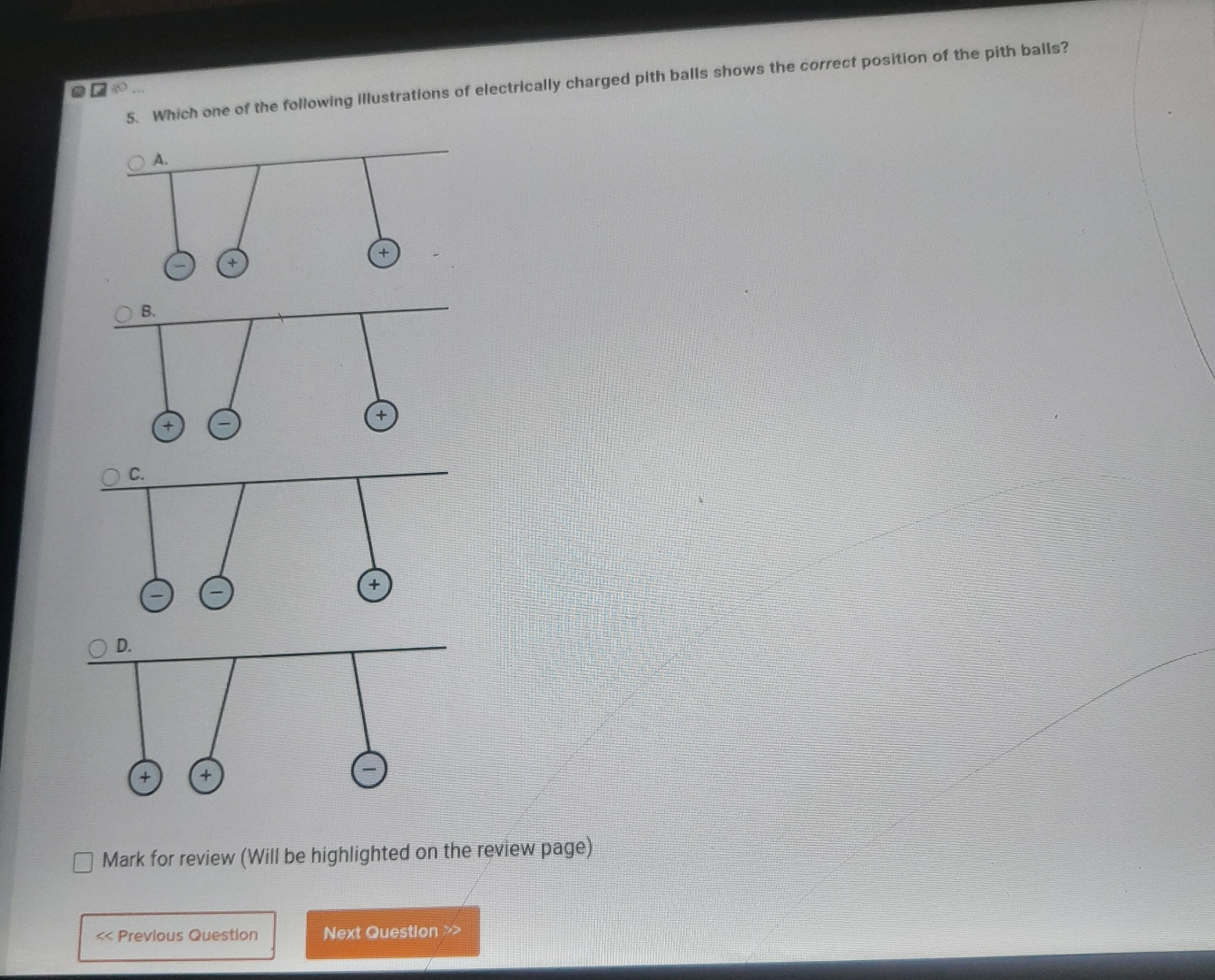 Solved 5. ﻿Which one of the following illustrations of | Chegg.com