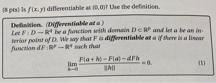 Solved Definition. (Partial Derivative) If we use the | Chegg.com Solved Definition. (Partial Derivative) If we use the | Chegg.com