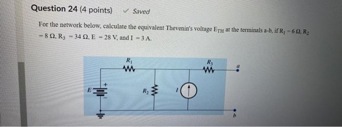 Solved For the network below, calculate the equivalent | Chegg.com